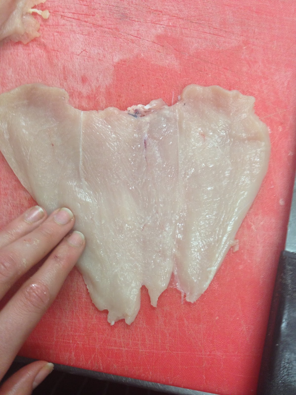 Hungry Girl: How To: Butterfly a Chicken Fillet.